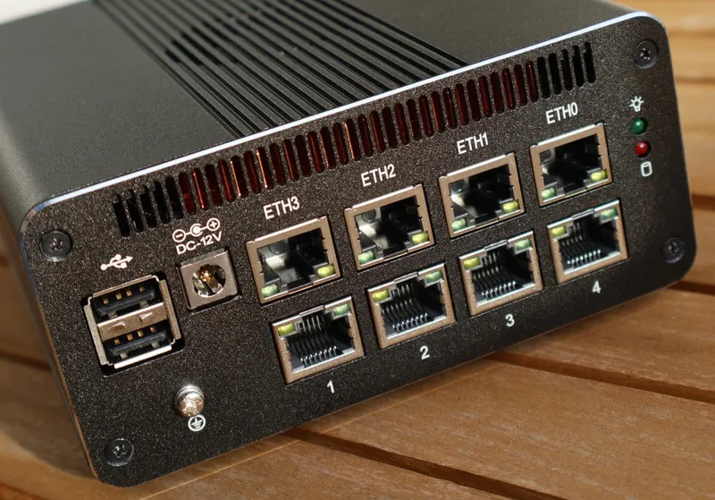 Testing a network lab mini PC with Intel i3-N305 and eight 2.5G ...