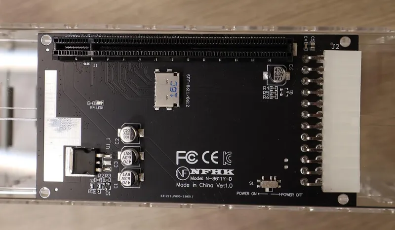 Adapting custom eGPU cases for OCuLink eGPU setups